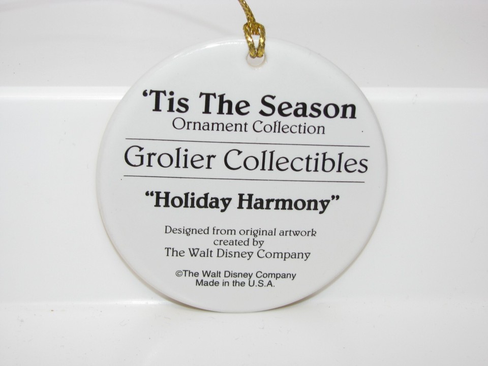 Disney Grolier Collectibles Tis the Season Disc Ornament Aladdin ...