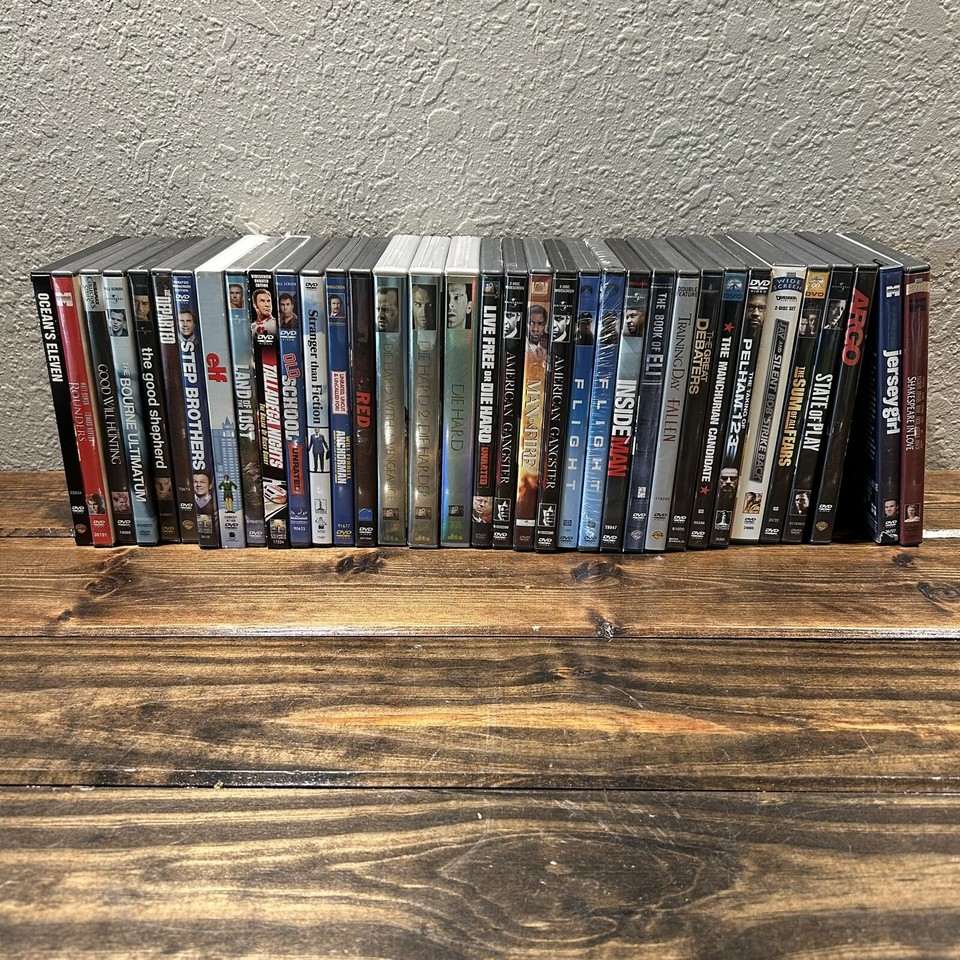 DVD Movies-TV Series Lot of 35 ASSORTED Used - 35 Bulk DVDs - Wholesale ...
