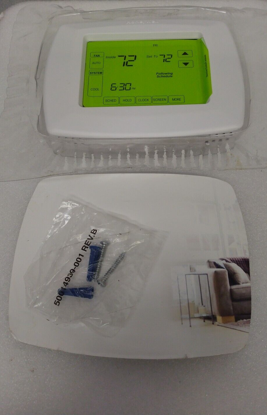 Honeywell Rth8500d 7-day Touchscreen Programmable Thermostat for sale ...