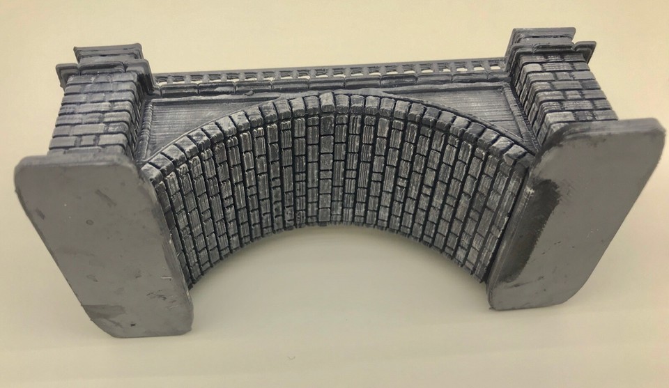 Stone Arch Bridge N Scale (1:160) Custom Designed Hand-Crafted Model ...