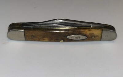Case XX Vintage 9 Dot 6308 Pattern 3 Blade Whittler - Bone - Packed ...