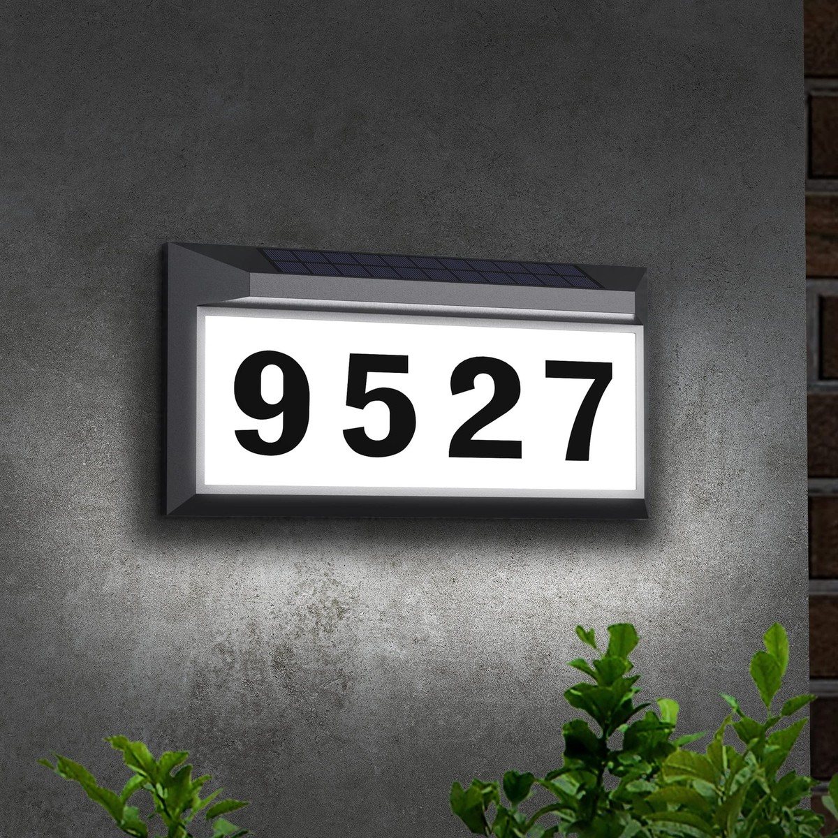 Waterproof Illuminated House Numbers WOODme – Customizable Illuminated ...
