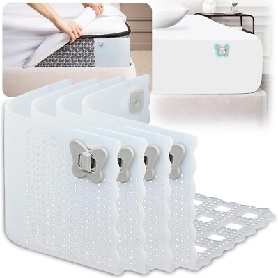 Bed Sheet Holders with Lock, Bed Sheet Straps Keep Sheets in Place Firm ...