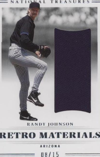 2023 Panini National Treasures - Retro Materials Randy Johnson #RM-RJ ...