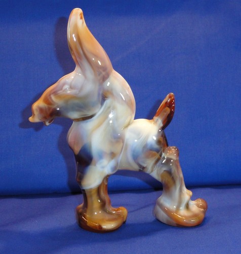 Imperial Glass #1 Donkey Caramel Slag Milk Brown Vintage Democrat Mule ...