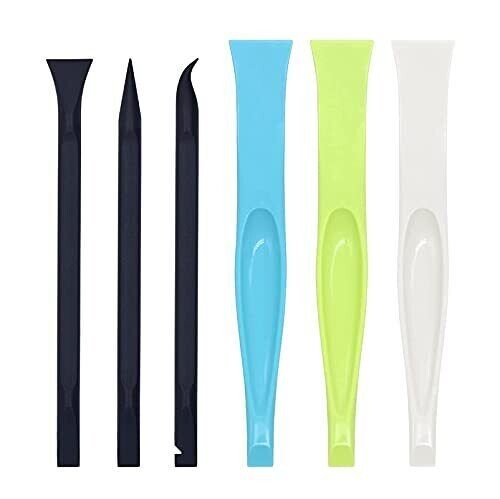 Plastic Scraper Tool Carbon Fiber Multi-Purpose Scraper Non-Scratch 6PC ...