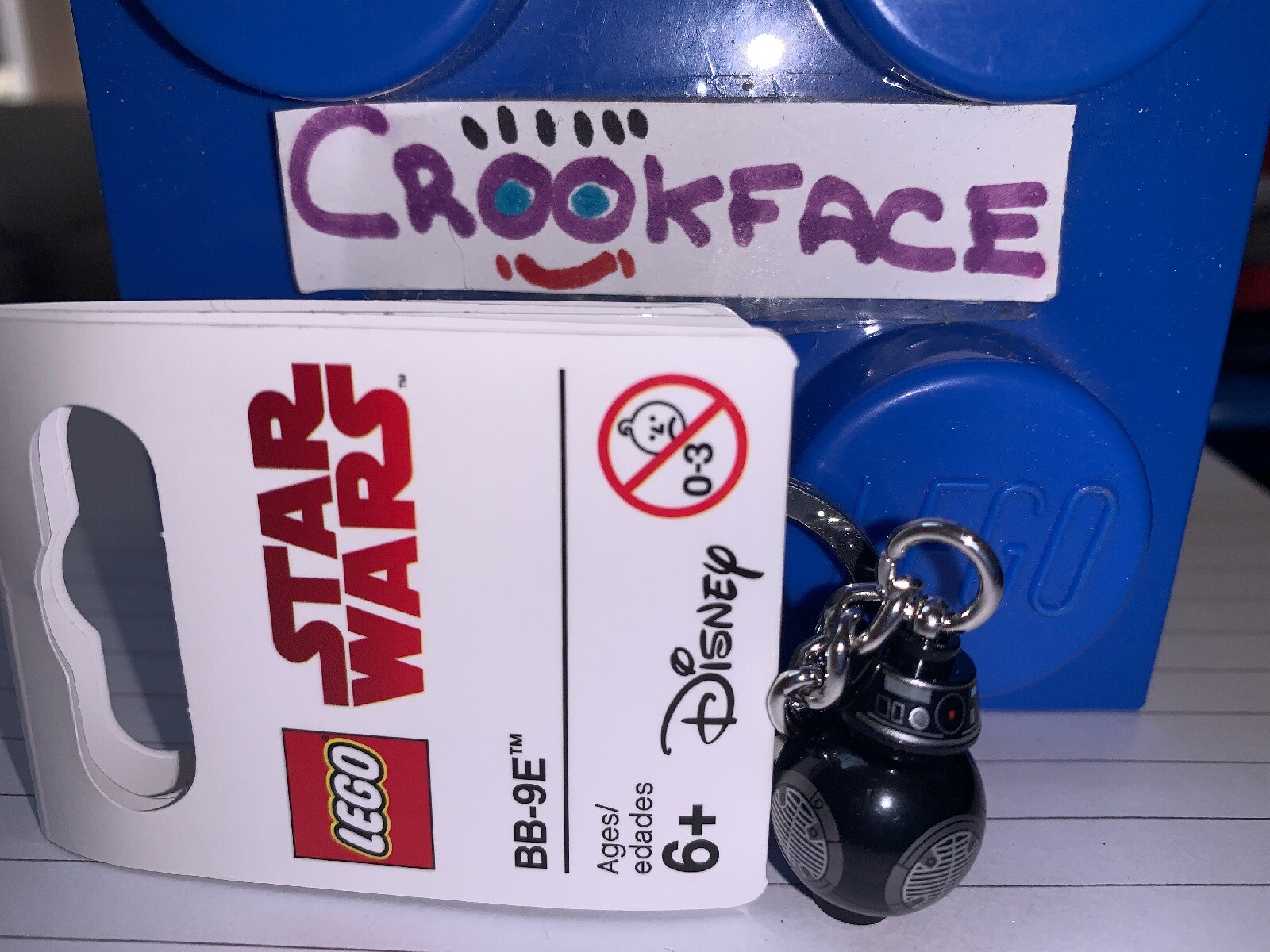 GENUINE LEGO STAR WARS BB-9E MINIFIGURE KEYRING 853770 | eBay UK