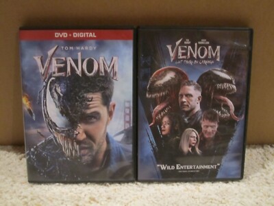 Venom & Venom: Let There Be Carnage 2-Movie (DVD, 2021) Marvel ...