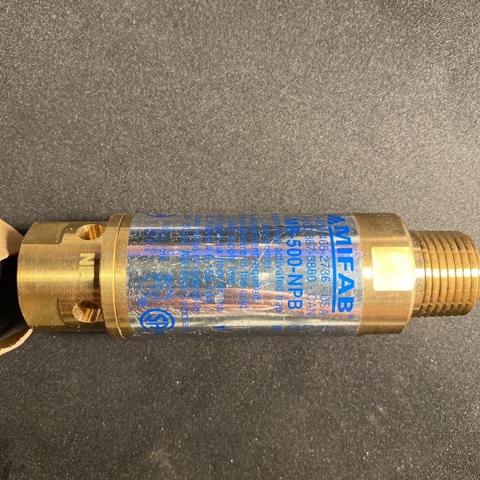 NEW!! Mifab MR-500-NPB Pressure Drop Activated Trap Seal Primer | eBay