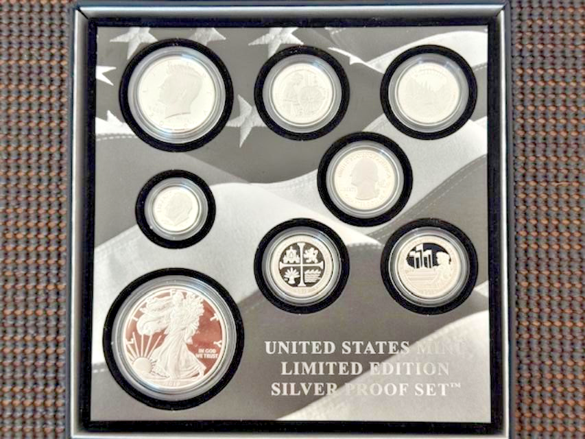 2019 S Limited Edition Silver Proof Set In OGP .999 All Silver Set ...