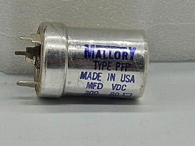 Capacitors - Mallory Type