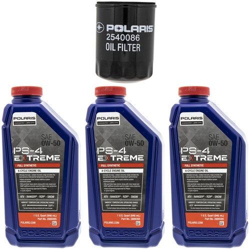 Polaris Extreme Oil Change Kit Filter RZR Ranger ACE Crew 900 1000 XP 4 ...