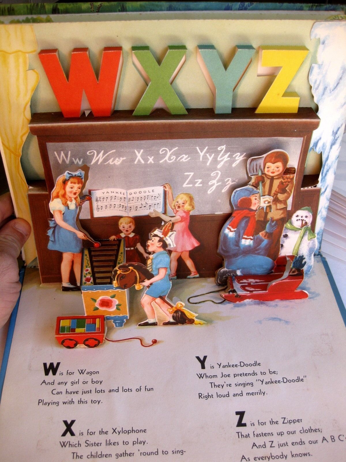 1948 Amazing The Jolly Jump Ups ABC Pop Up Book In Great Condition! | eBay