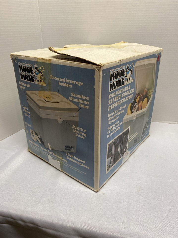 Vtg Kool Mate KM881 12 Volt Travel Cooler & Warmer Camping Travel ...