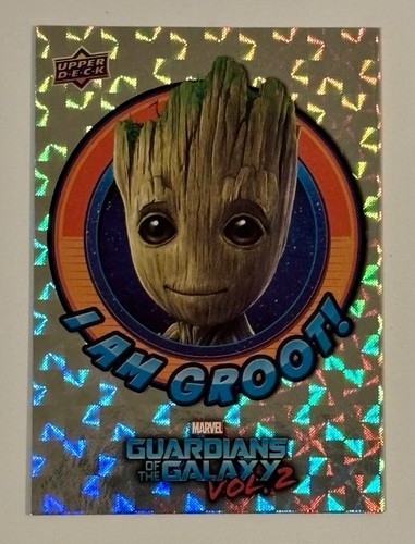 2016 Upper Deck Marvel Guardians Of The Galaxy Foil Groot Card | eBay