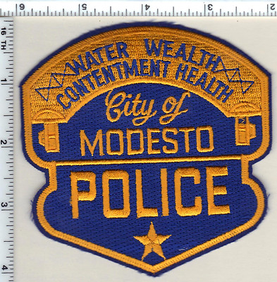 City of Modesto Police (California) Shoulder Patch - new from 1991 | eBay