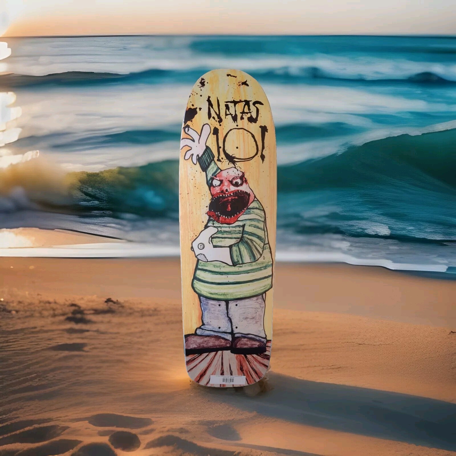 101 - Natas Kaupas - Sock Puppet - Slick R7 - Skateboard Deck - 9.65 ...