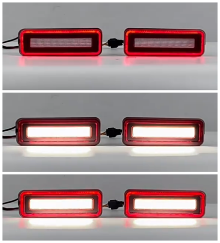 LED Rear Bumper Reflector Light Lamp Brake For Land Rover Defender 2020 ...
