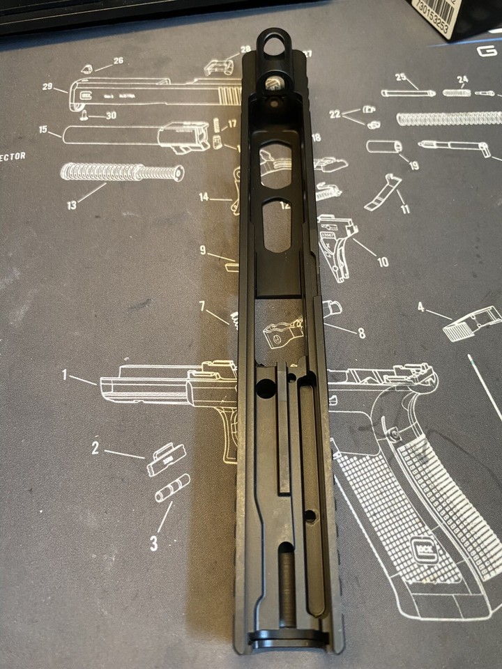 Rival Arms Slide for Glock 34 Gen 4, DOC Optic Ready, Satin Black ...