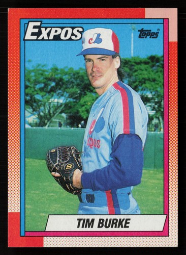 1990 Topps Tim Burke #195 Montreal Expos Baseball Card | eBay