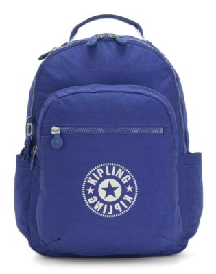 Kipling SEOUL Large Backpack - Laser Blue RRP £93 | eBay UK