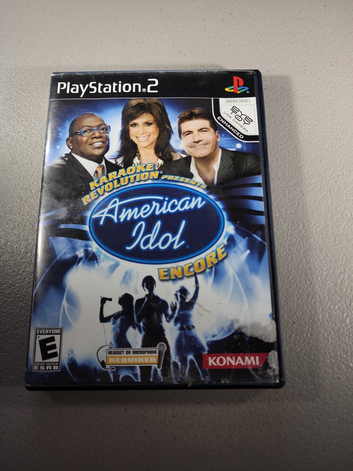 Karaoke Revolution Presents American Idol Encore PlayStation 2 PS2 GAME ...