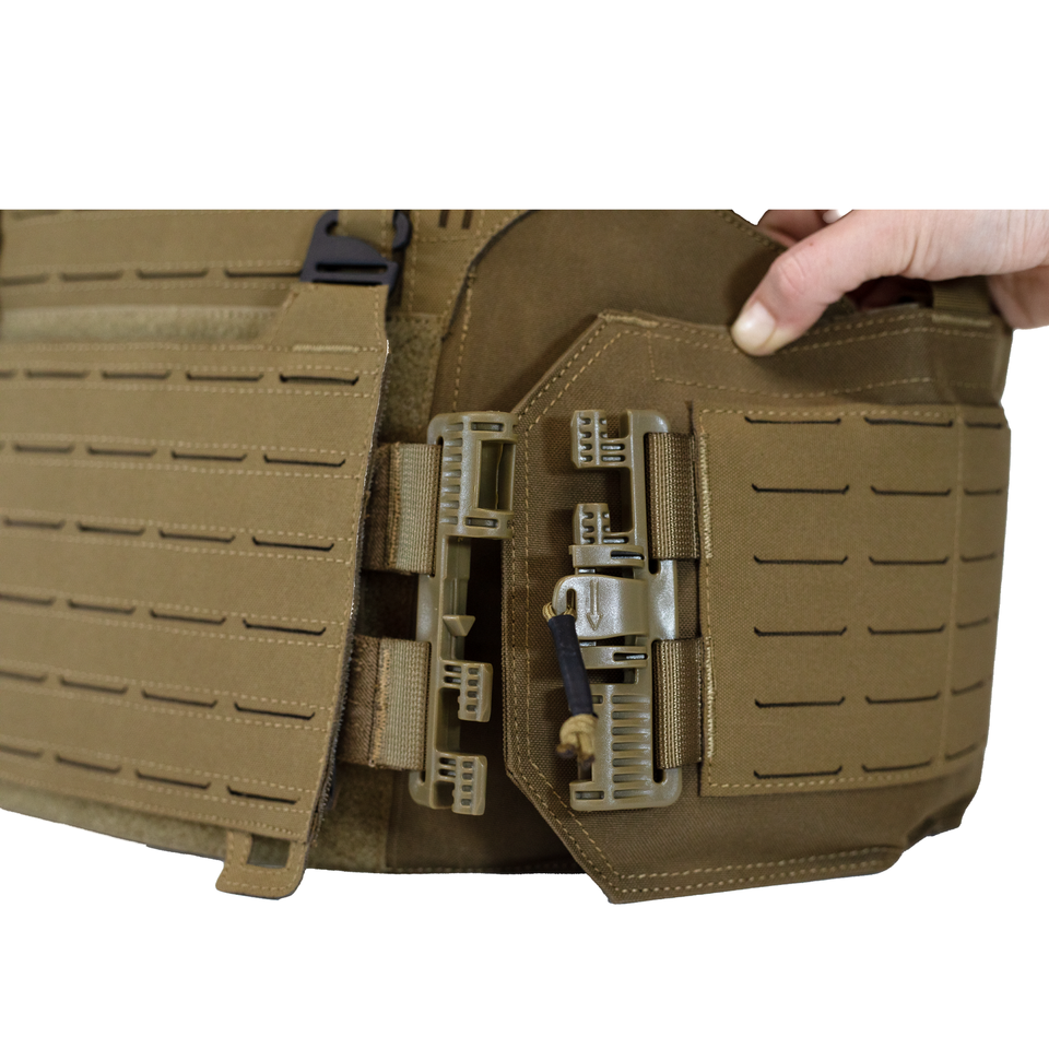 CaliberX Soft Body Armor with Modular Overt Defense (M.O.D.) Plate ...