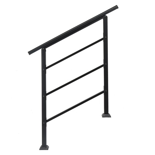 Outdoor Handrail Adjustable Wrought Iron Grabrail Safety Rail Kit For 1 ...