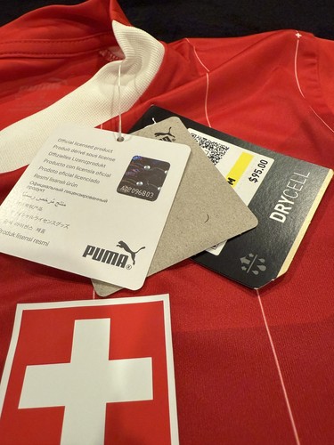 Switzerland Womens National Soccer Team Puma Jersey Unisex Size M Color ...