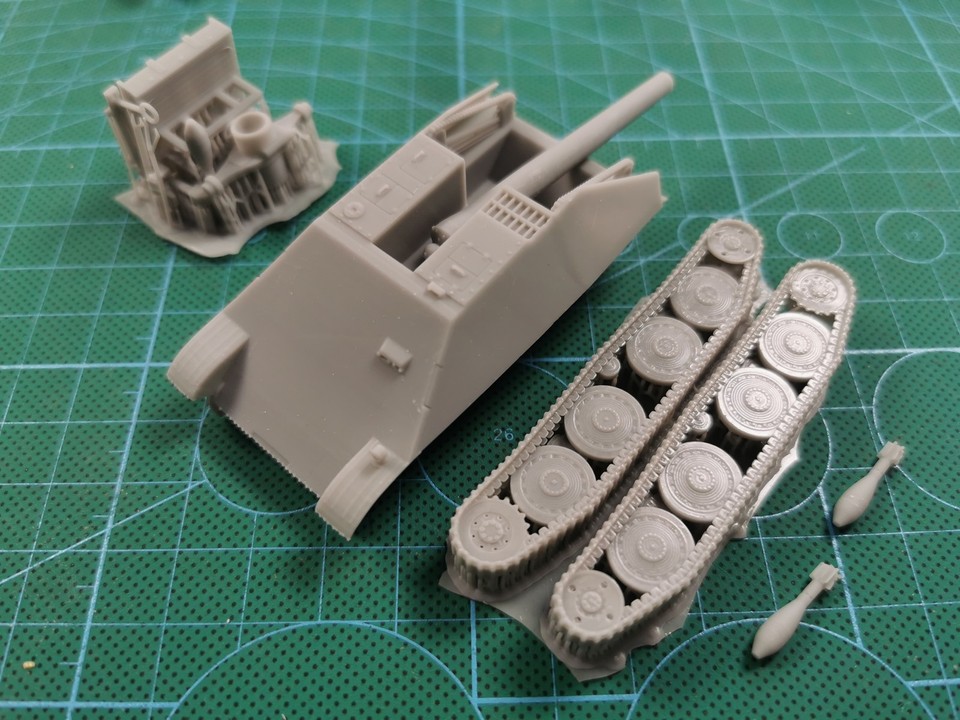 3D printing 1/72/35 Jagdpanzer 38(D) Hetzer‌‌/280mm mortar /38K light ...