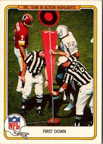 1982 Fleer Team Action NFL Team Highlights Football Card | eBay
