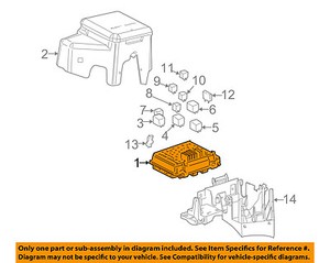 Automotive Genuine GM 15266954 Fuse Block Fuses & Accessories