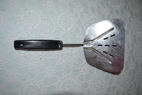 Vintage Stainless Slotted Foley Spatula Large Wide Turner Pancake ...