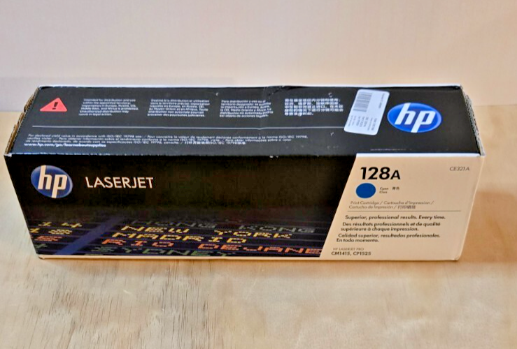 Genuine HP 128A / HP CE411AC / Cyan / *Sealed in box* | eBay