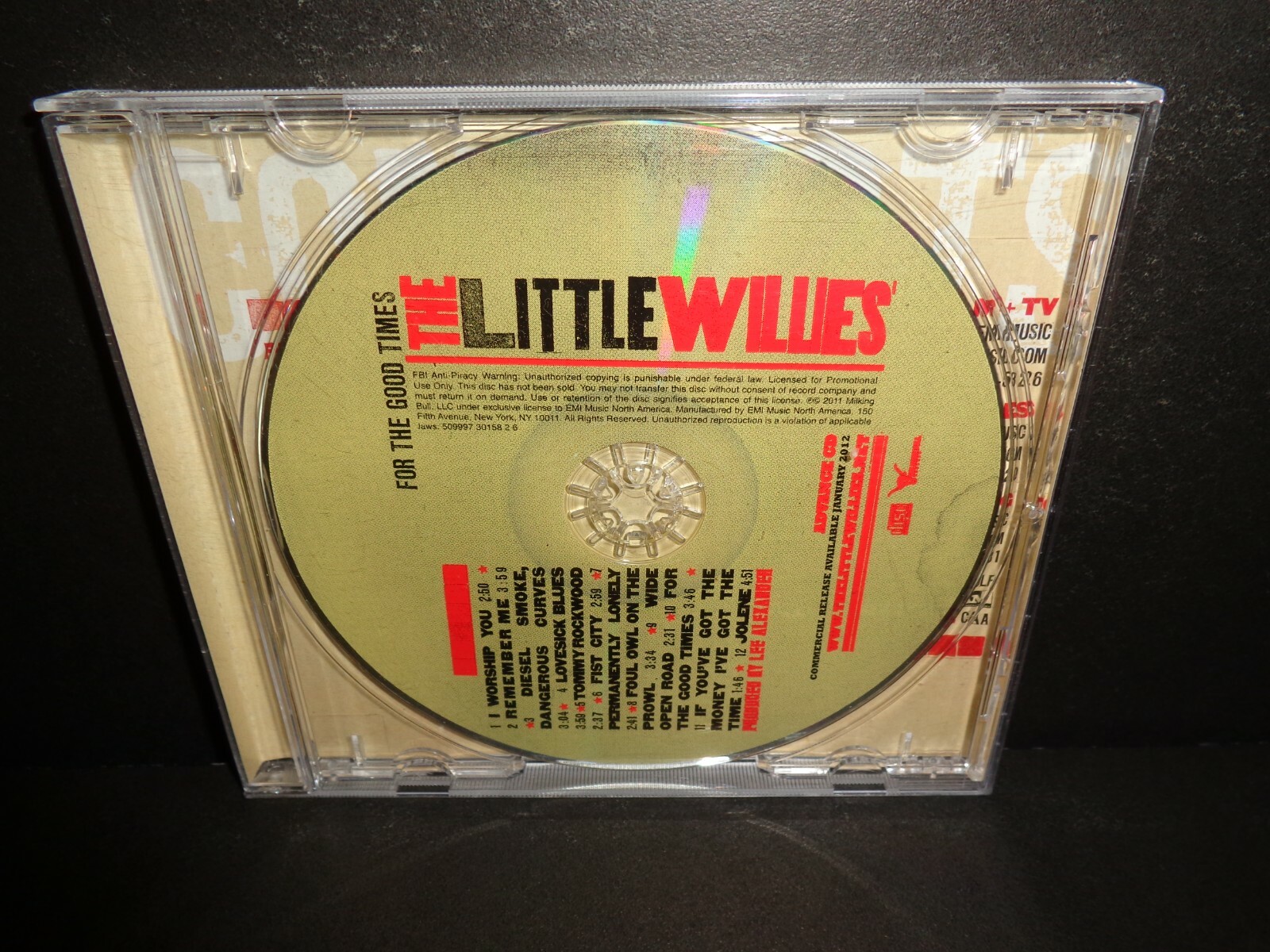 FOR THE GOOD TIMES by THE LITTLE WILLIES-Rare Collectible PROMOTIONAL ...