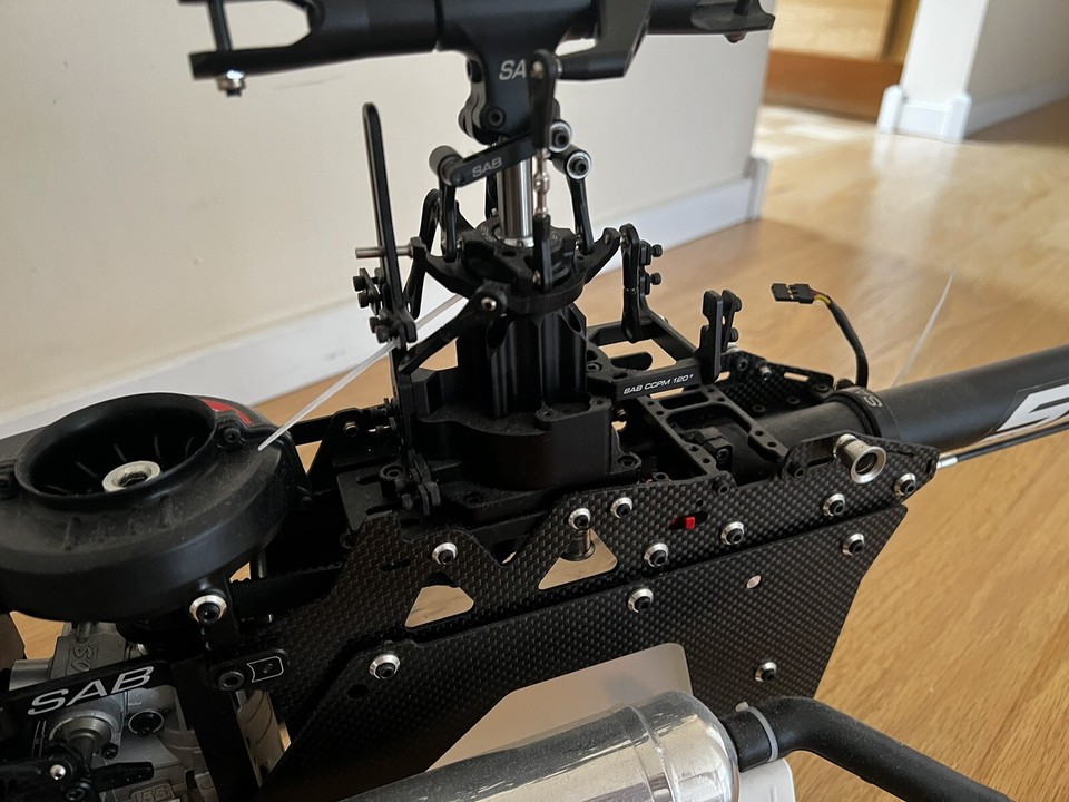 SAB Goblin Raw 580 Nitro RC Helicopter Flybarless Airframe | eBay