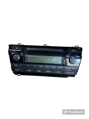 2014-2016 TOYOTA COROLLA RADIO STEREO CD PLAYER TOUCH-SCREEN 86140 ...