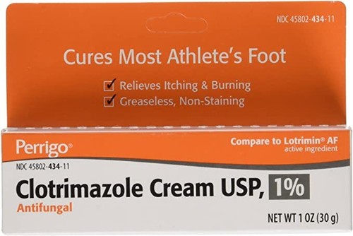 Anti-Fungal Cream 1 oz. Fast Itching & Burning Reliever Non-Staining ...