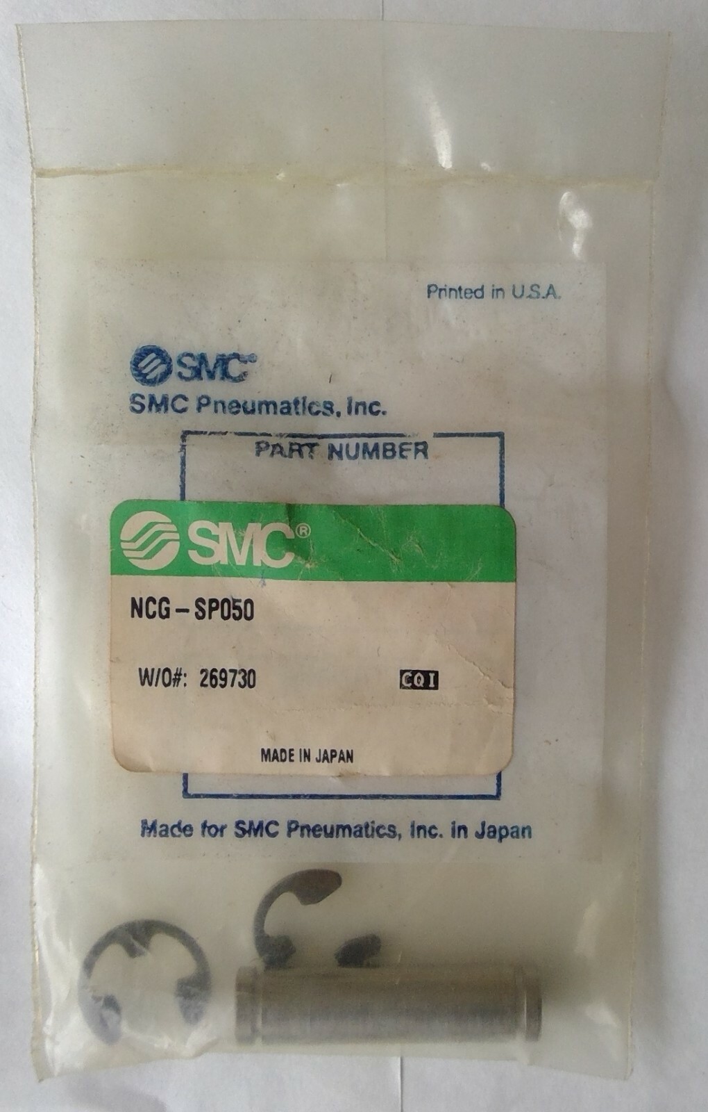 SMC NCG-SP050 kit, single clevis pin, NCG ROUND BODY CYLINDER | eBay