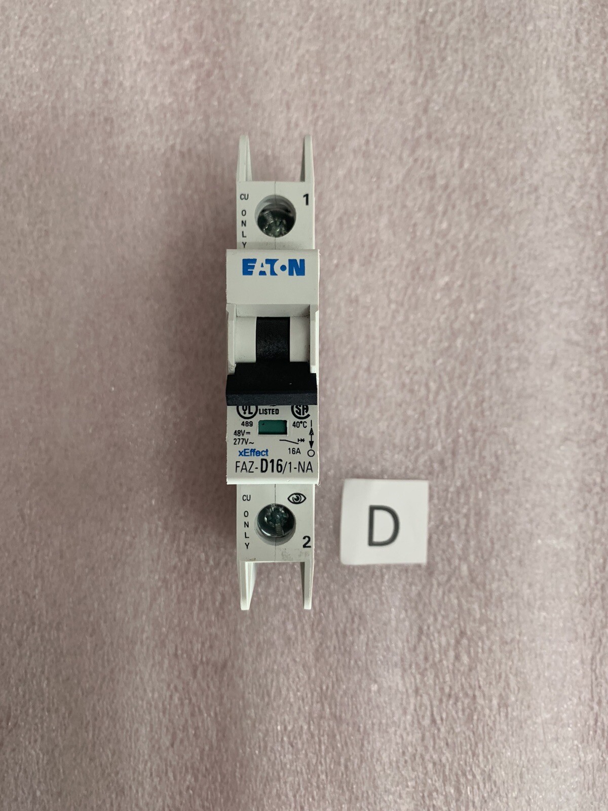 Eaton NSB FAZ-D16/1-NA-SP Miniature Circuit Breakers (MCB) FAZ 1P 16A ...