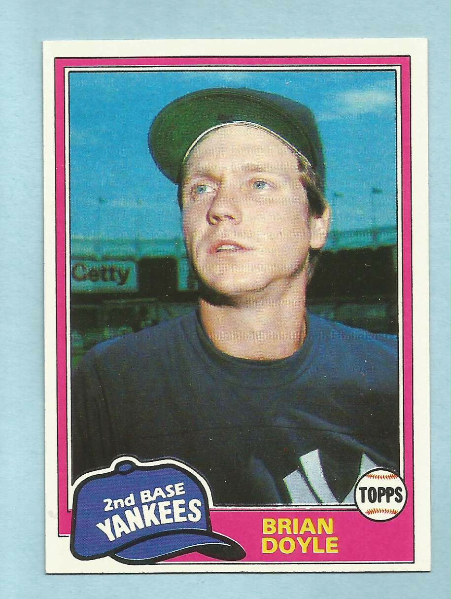 1981 Topps Baseball Brian Doyle #159 New York Yankees NM/MT ** SET ...