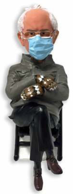 Bernie Sanders Inauguration Day Mittens Dashboard Bobblehead | eBay