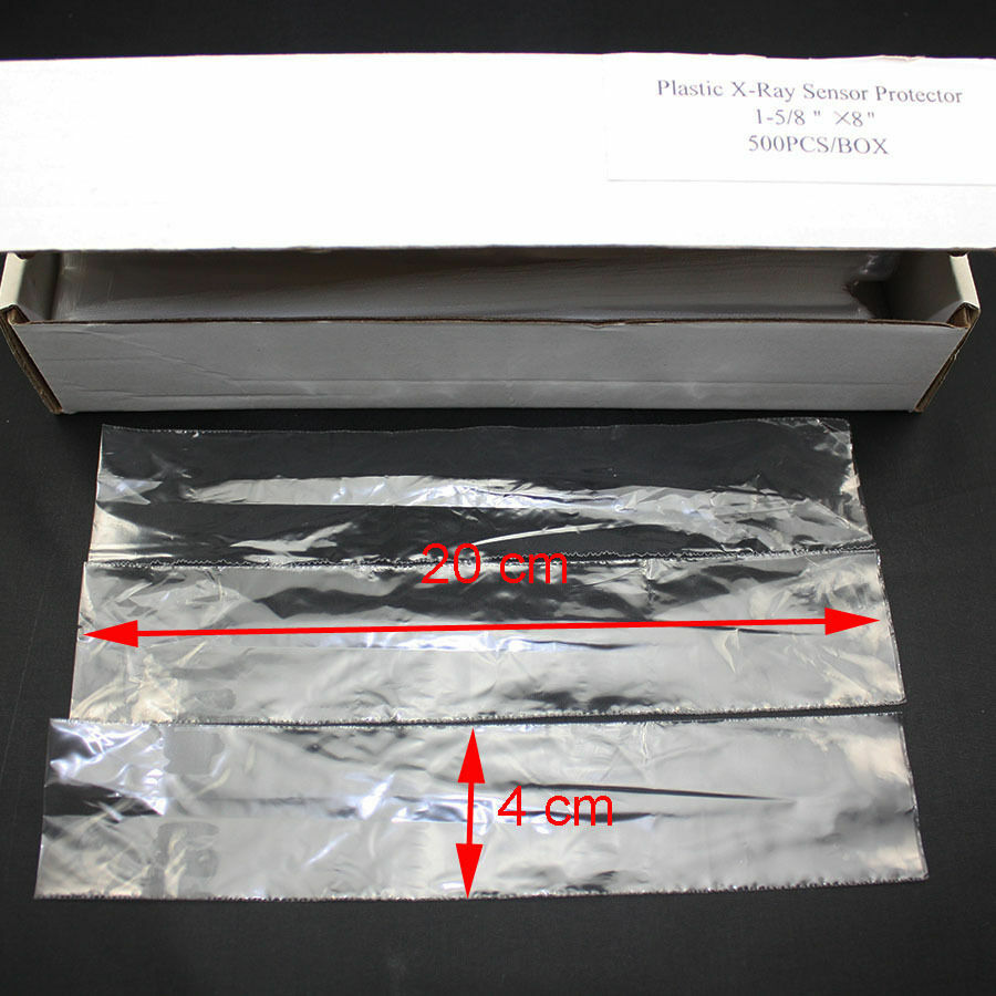 500 Pcs/Box Dental Disposable Plastic X-ray Sensor Sleeve/Cover Sheath ...