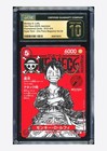 One Piece CGC10 PRISTINE Monkey D Luffy SR Promo 2025 ST21-014 Magazine ...