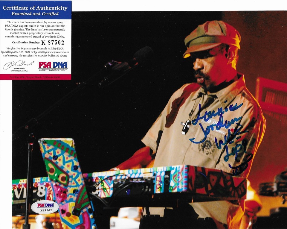Lonnie Jordan War Signed 8x10 Photo PSA/DNA COA Autographed Funk Legend ...