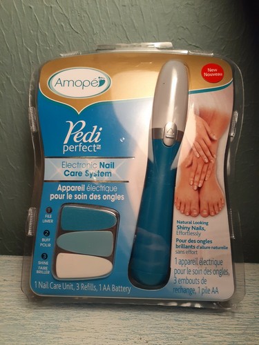 Amope Pedi Perfect Electronic Nail File Care Manicure Pedicure Teal 1 ...