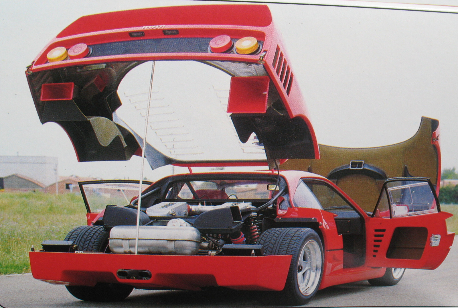 PROTAR Mod. 199 - FERRARI F40 Turbo V8 - 1:12 Modellbausatz Auto Model ...