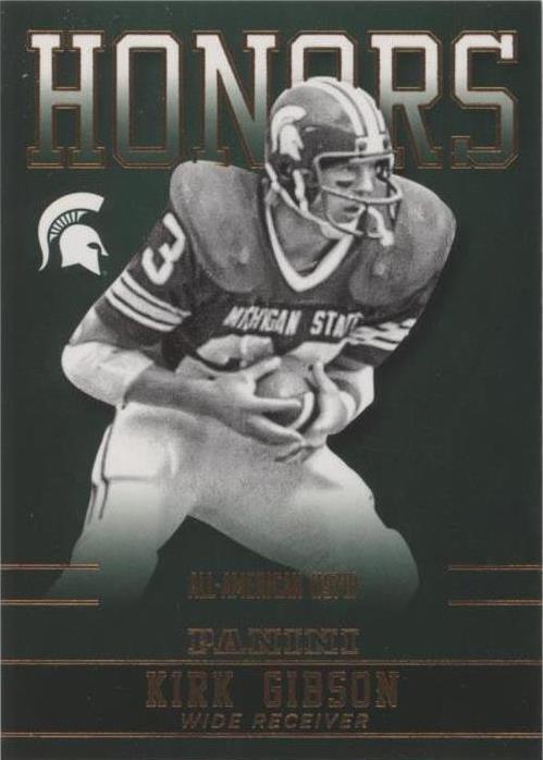 2016 Panini Michigan State University Spartans - Honors Kirk Gibson #KG ...