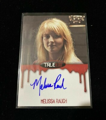 2012 Melissa Rauch Rittenhouse HBO True Blood Premiere Auto Autograph ...