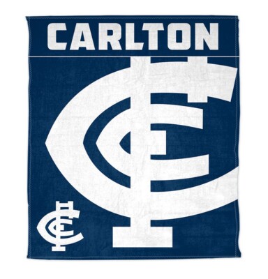Carlton Blues AFL Polar Fleece Rug Blanket Christmas in July Sale ...